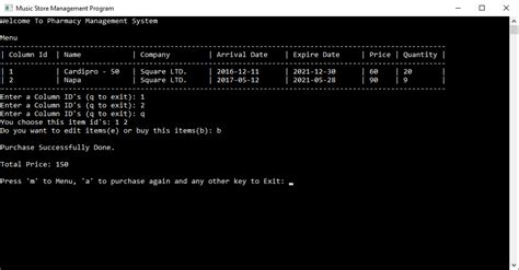 Pharmacy Management System Project In C With MySQL Code With C