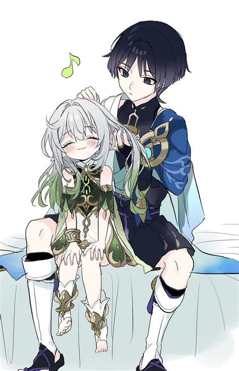 Nahida Scaramouche And Wanderer Genshin Impact Drawn By Hirarinoie Danbooru