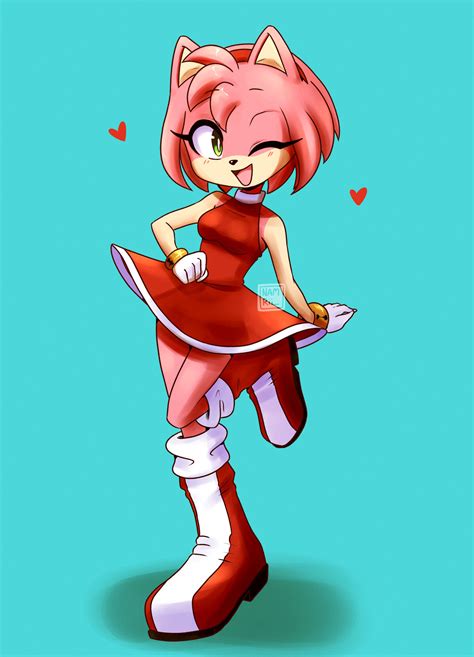 Amy Rose By Namrii On Deviantart Amy Rose By Namrii On Deviantart
