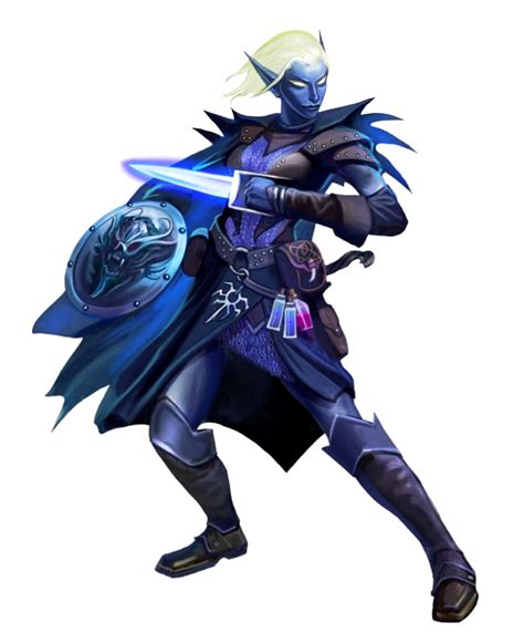 Female Dark Elf Fighter Rogue Pathfinder Pfrpg Dnd Dandd D20 Fantasy Dark Elf Elf Characters