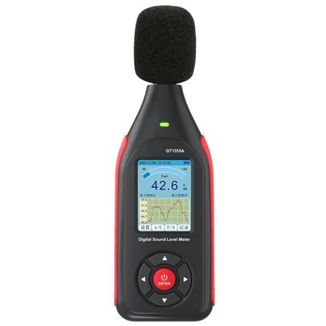 Digital Noise Meter With Condenser Microphone Digital Sound Level Meter Noise Tester Sound