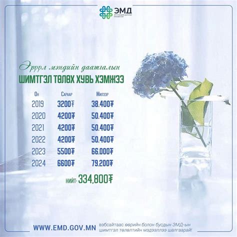 Дорнод аймгийн Эрүүл мэндийн даатгалын хэлтэс 📣 Эрүүл мэндийн даатгалын шимтгэлийн хувь