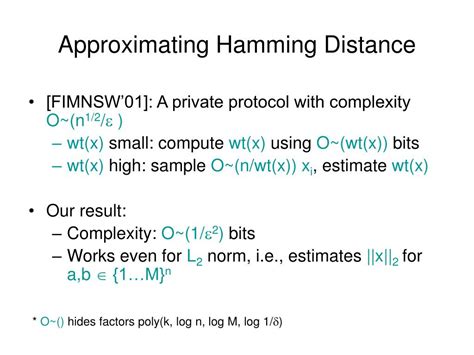 Ppt Efficient Private Approximation Protocols Powerpoint Presentation
