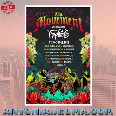 The Movement Live 2026 Tour Poster Antoniadesma