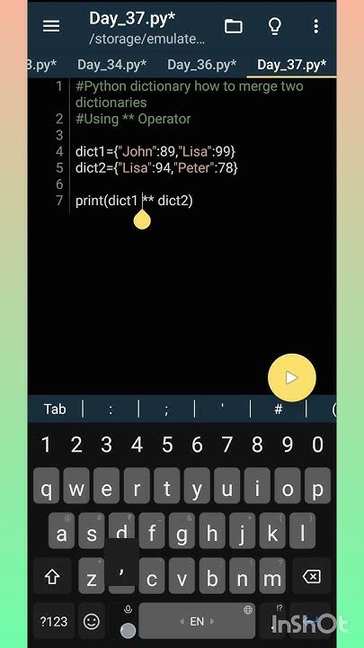 Day37 Python Using Operator🐍 Python Code Shorts Youtube