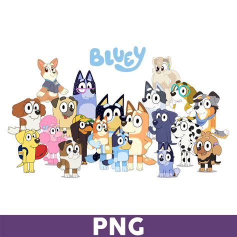 Bluey Friends Png Bluey Characters Png Bluey Cartoon Png Off