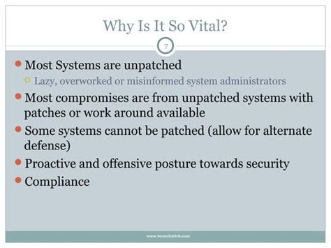The Security Vulnerability Assessment Process And Best Practices Ppt