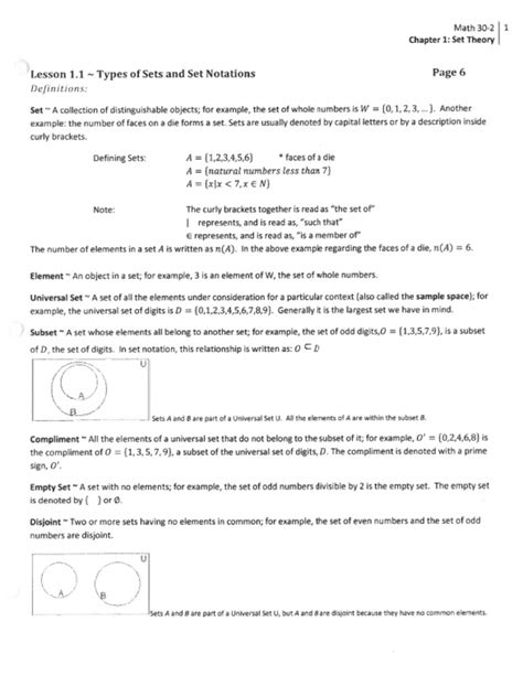 chapter 1 set theory notes with solutions pdf pdf