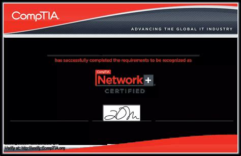 Comptia Network Certificate Ppt