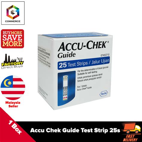 Accu Chek Guide Test Strip 25s 50s Lazada