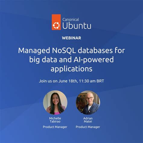 Canonical On Linkedin Managed Nosql Databases For Big Data And Ai Powered Applications Ubuntu