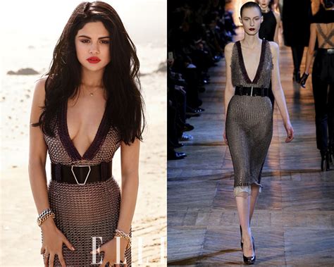 Frills And Thrills Selena Gomez Styles Up Elle Magazine