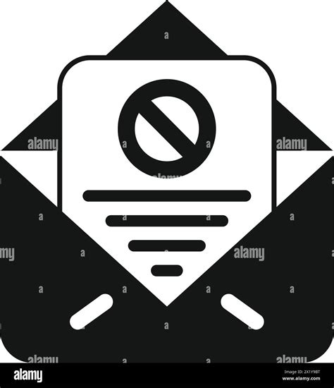 Mail Letter Disclaimer Icon Simple Vector Finance Document Policy