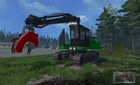 FDR LOGGING PROCESSOR V LS FS Forklifts Excavators Mod