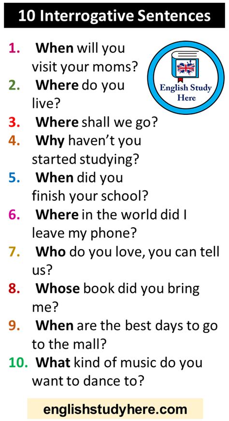 Interrogative Sentence Example