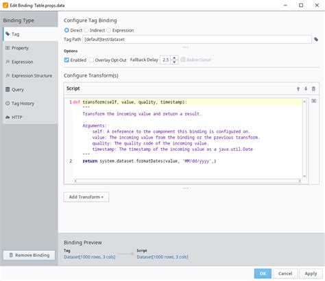 Perspective Table Component Displaying Date As Integer Ignition Inductive Automation Forum