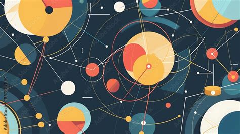 Infographic Focusing On Circle Geometry Illustrating Concepts Like Circumference Area Central