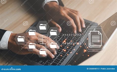 Document Management System DMS Concept Stock Image Image Of Business Efficient
