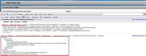 Error On Update Call Data Cisco Community