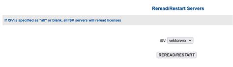 Rereadingrestarting License Files