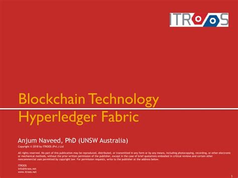 04 Blockchain Technology Hyperledger Fabric Ppt