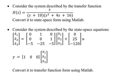 Solved • Consider The System Described By The Transfer