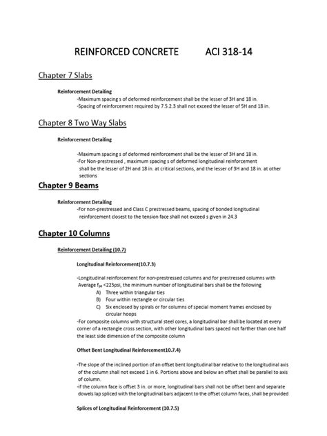 Aci 318 14 Pdf