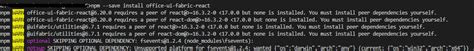 peer dep missing issue in react spfx · issue 2129 · sharepoint sp