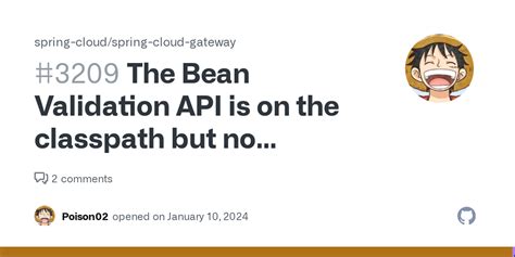 The Bean Validation Api Is On The Classpath But No Implementation Could