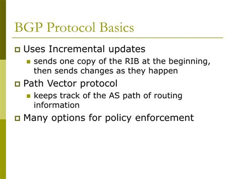 Ppt Bgp Protocol And Configuration Powerpoint Presentation Free Download Id6837370
