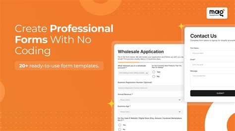 mag form builder easy shopify form builder no code form builder for