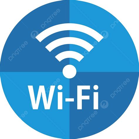The Blue Circle Wifi Logo Vector Website Sign Remote Vector Website Sign Remote Png And