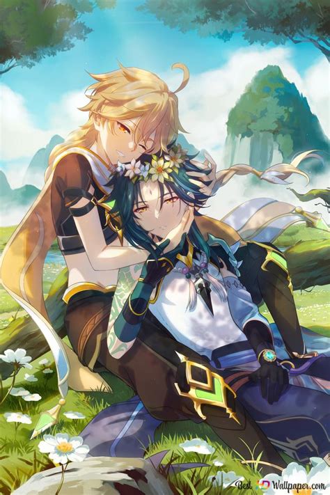 Fantasy Anime Guys Aether Xiao Genshin Impact Hd Wallpaper Download