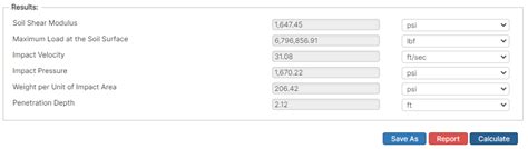 Maximum Impact Load And Penetration Depth Liquid Technical Toolboxes Knowledge Center