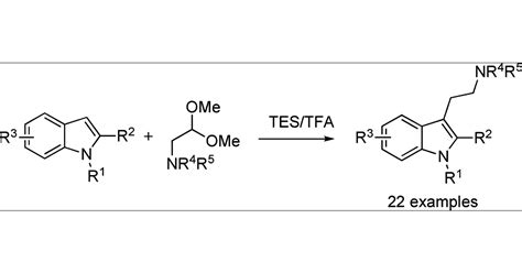 Synthesis Of Tryptamine Derivatives Via A Direct One Pot Reductive