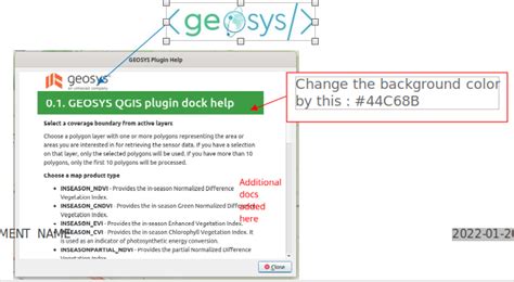 Document New Features Added Issue Earthdaily Qgis Plugin GitHub