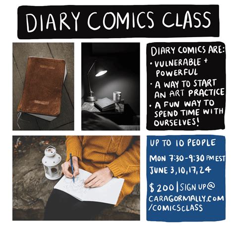 Diary Comics Class With Cara Gormally Graphic Medicine