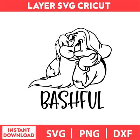 Dwarf Bashful Mickey Mouse Svg Disney Birthday Svg Disney Inspire Uplift