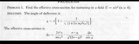 Solved Problem 1 Find The Effective Cross Section For Chegg Com