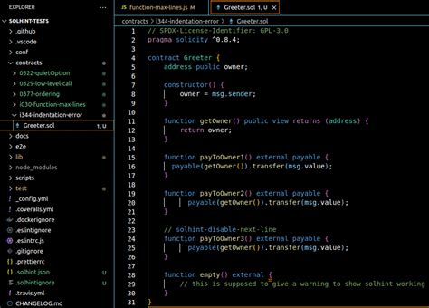 Payable A Results In Indent Error Issue Protofire Solhint Github