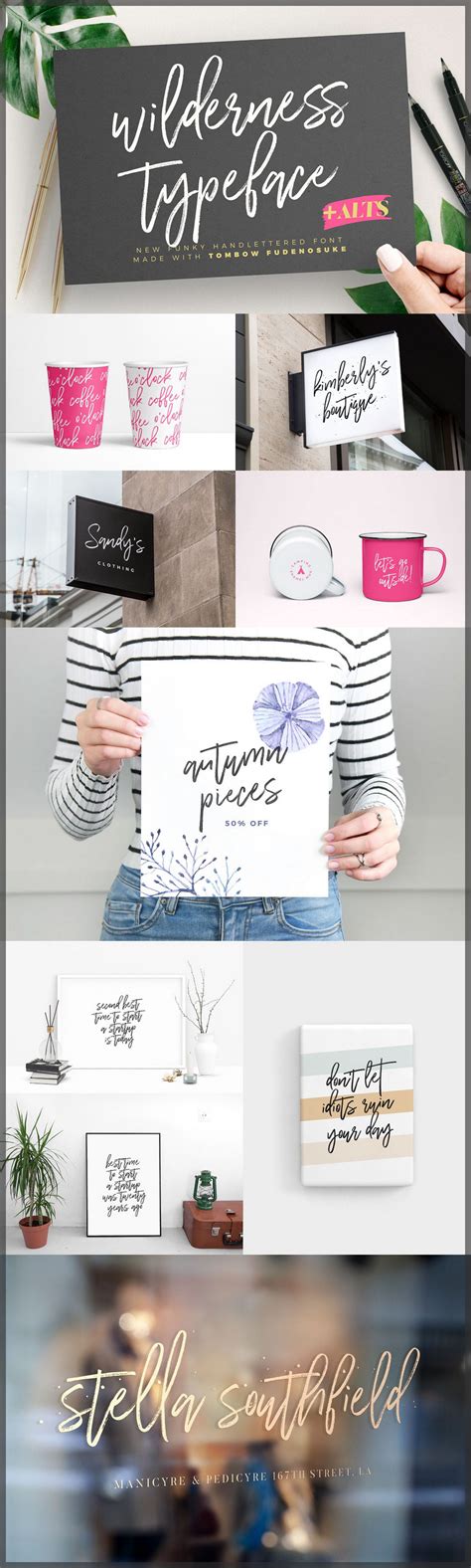 Handwriting Brush Script Font Bypeople