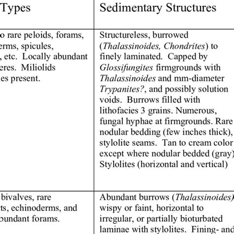 Lithofacies Characteristics And Depositional Setting For Arab D Member Download Table