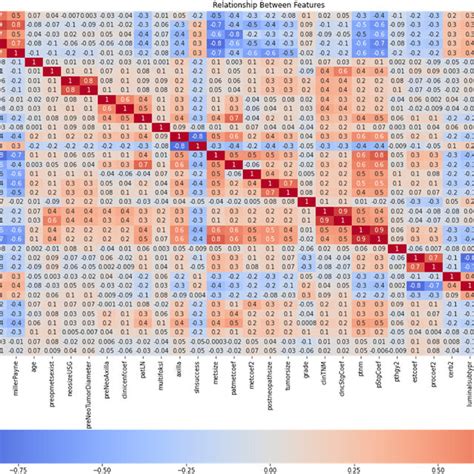 Correlation Map Between Variables Download Scientific Diagram