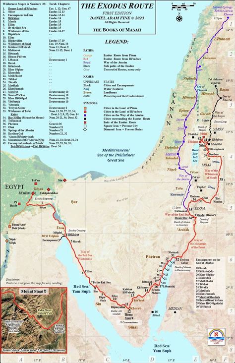 First Complete Exodus Route Maps Bible Mapping Exodus Bible Bible