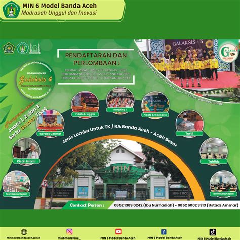 Pengumuman Pendaftaran Galaksis 4 Tahun 2023 Min 6 Model Banda Aceh