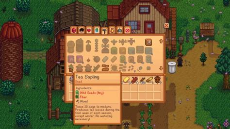 Stardew Valley Tea Sapling Where To Plant And How To Use Twinfinite