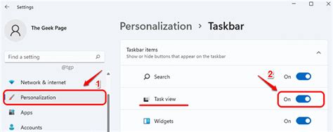 Cara Mengaktifkan Menonaktifkan Tombol Tampilan Tugas Di Windows 11 Taskbar Ilinuxgeek