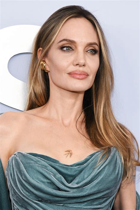 Angelina Jolie Just Hard Launched An Unexpected New Chest Tattoo Glamour