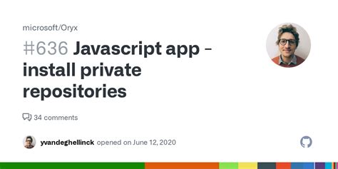 Javascript App Install Private Repositories Issue Microsoft Oryx GitHub