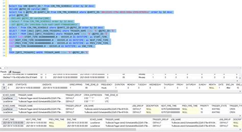 How To Update The Quartz Trigger State Manually To Completed Using Sql Scripts